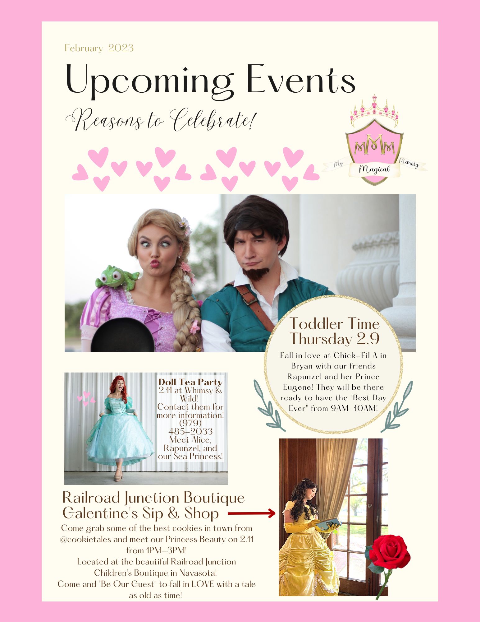 Upcoming “Magical” Events! – My Magical Memory – Character ...